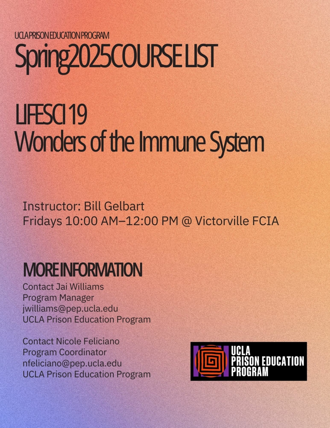 Courses | UCLA Prison Education Program