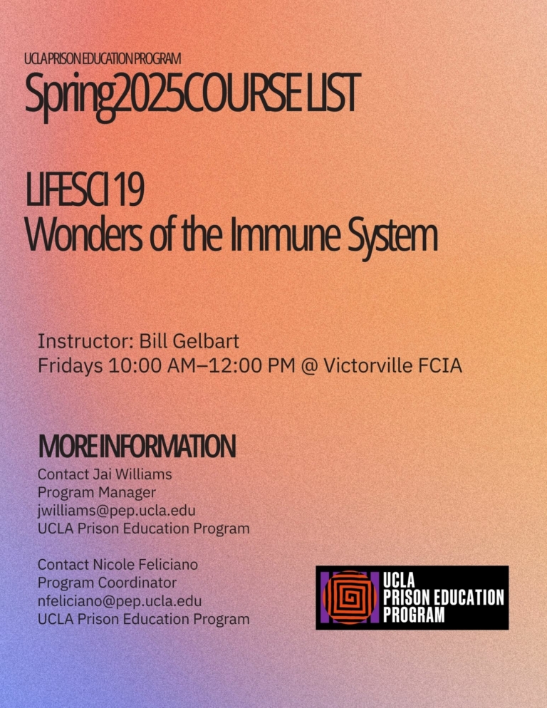 Courses | UCLA Prison Education Program