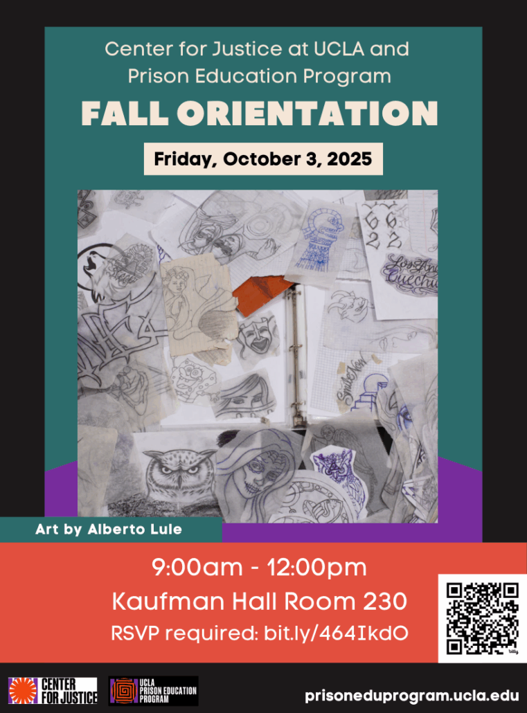 Fall 2025 Orientation | UCLA Prison Education Program
